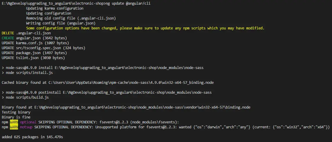 Step By Step Guide To Upgrade Angular 5 To 6 