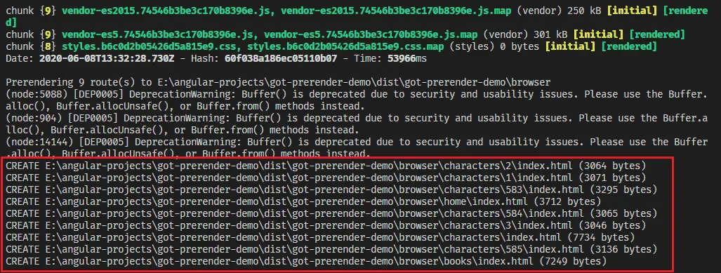 Prerender Angular Application Using Angular Universal Prerenderer 3939